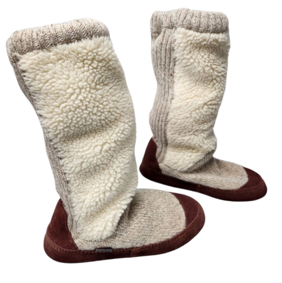 Acorn | Shoes | Acorn Souch Boot Buff Popcorn Womens Size 89 Slipper ...